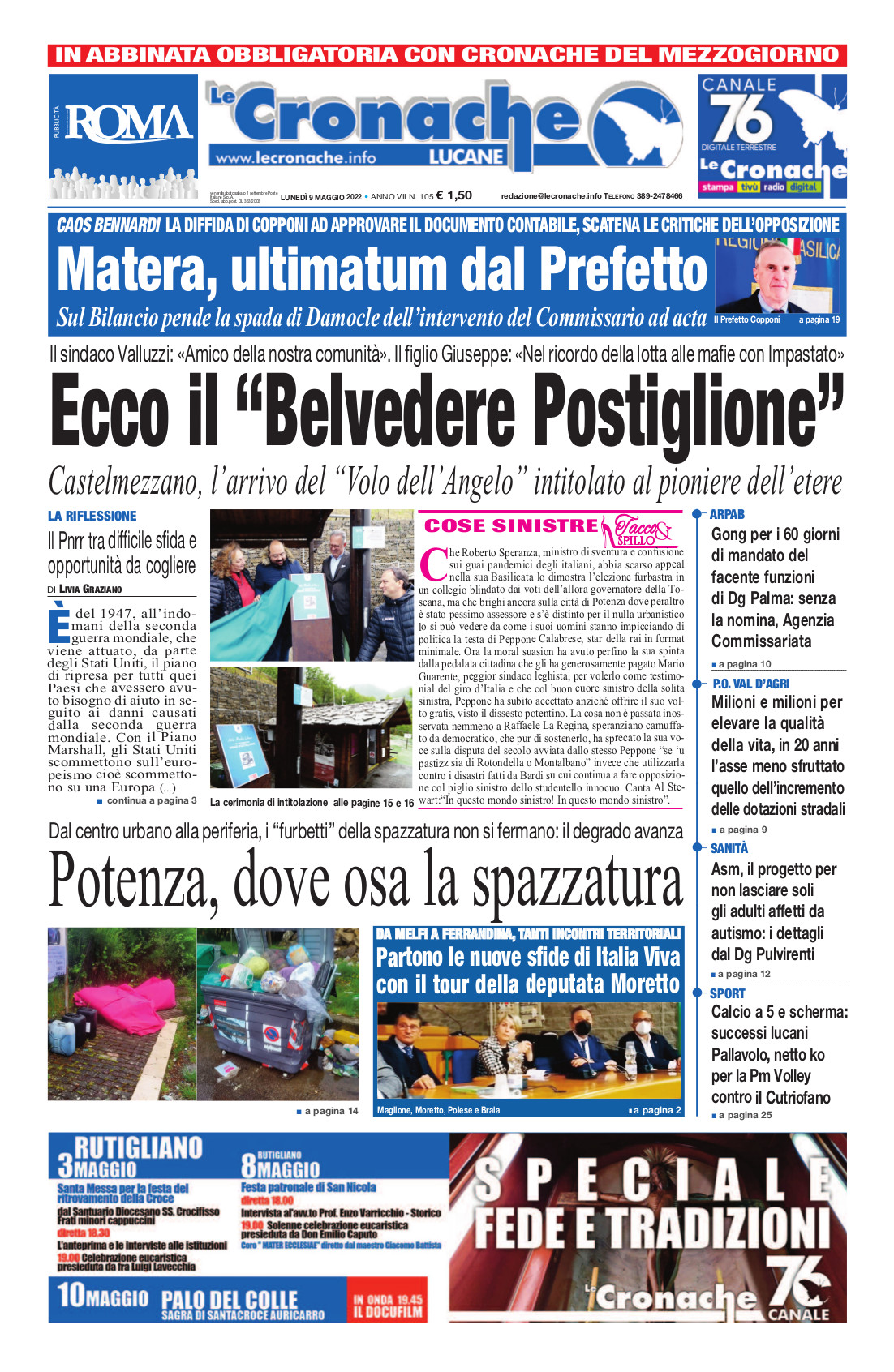 Mario Polese - La Deputata Sara Moretto in Basilicata: Grazie.